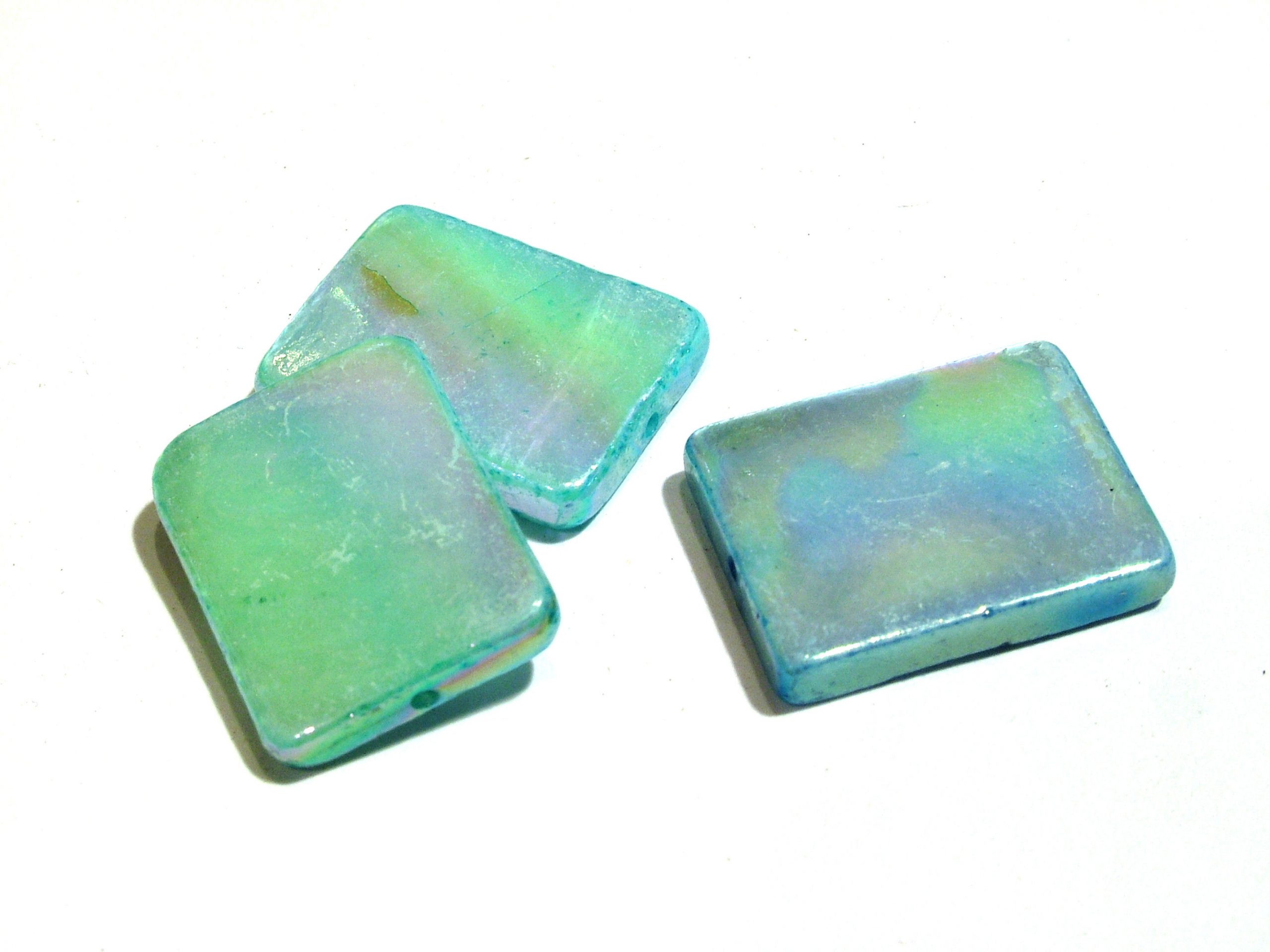 20 x 15mm Aquamarine Shell – The Beadster